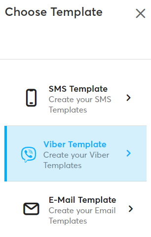 Create Viber Template