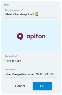 Use Viber Deep Links